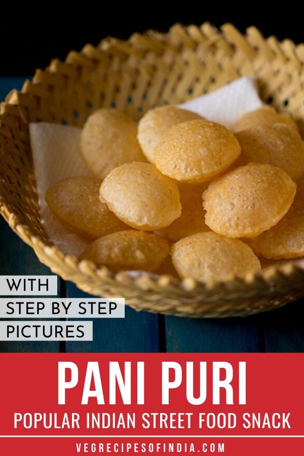 Puri For Pani Puri | Suji Ke Golgappe - Dassana’s Veg Recipes
