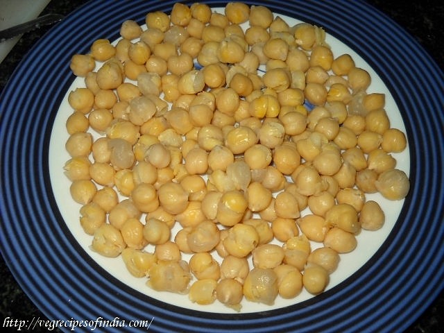 chana chaat recipe, how to make chana chaat | chole chaat