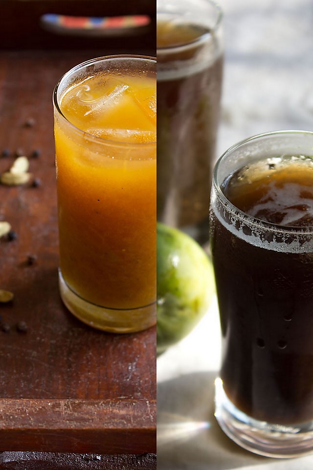 aam panna recipe, how to make aam panna | mango panna recipe