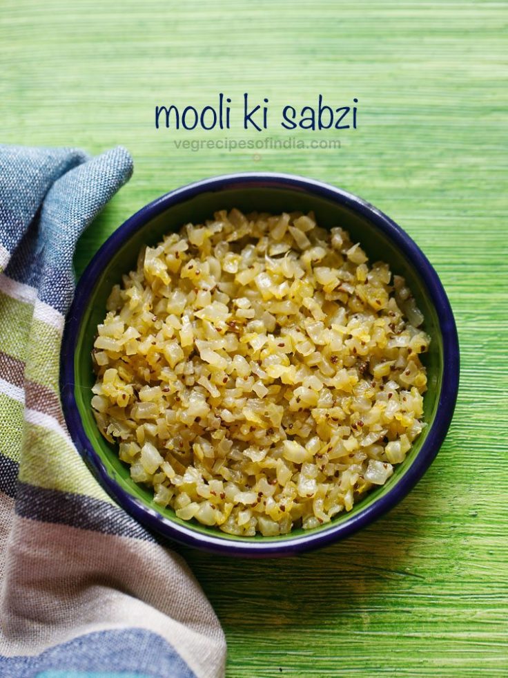 Mooli ki Sabji | Mooli Bhurji - Dassana’s Veg Recipes
