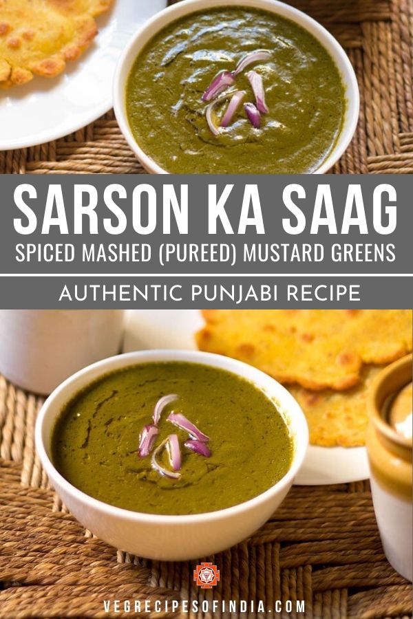 Sarson ka Saag Recipe (Authentic Punjabi Style) - Dassana’s Veg Recipes