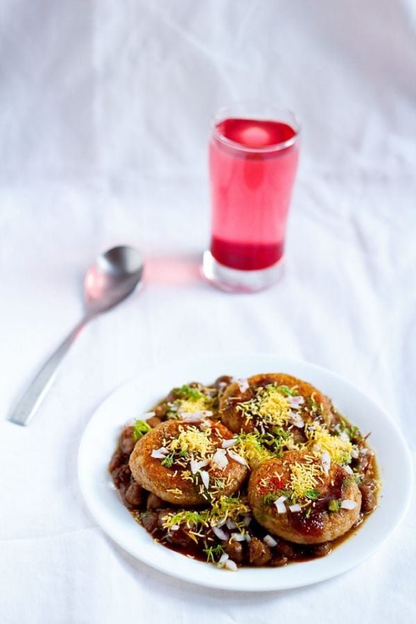 Aloo Tikki Chole - Dassana’s Veg Recipes