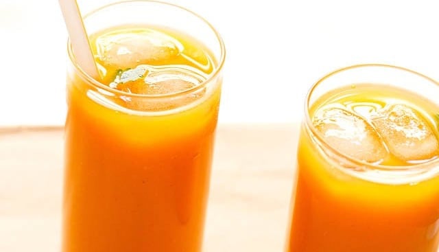 Mango Tea (Mango Iced Tea) - Dassana’s Veg Recipes