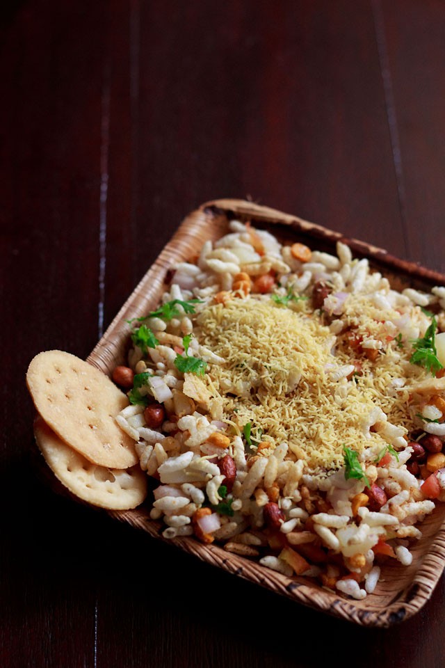 sukha bhel puri recipe | dry bhel puri recipe | mumbai street food recipes