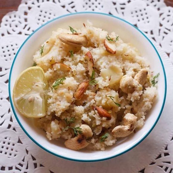 Samak Rice Pulao (Barnyard Millet Recipe) - Dassana’s Veg Recipes