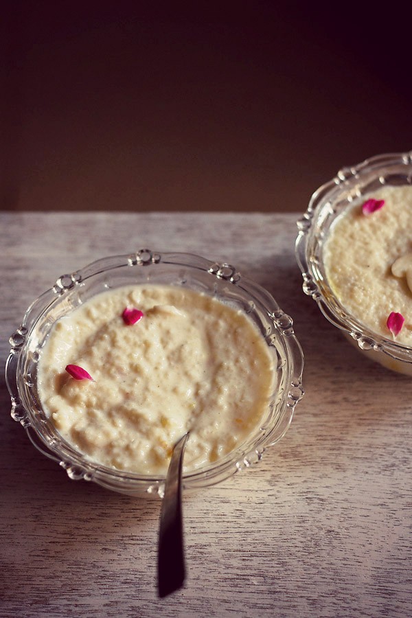 Phirni Recipe | Firni (Traditional Recipe) » Dassana's Veg Recipes