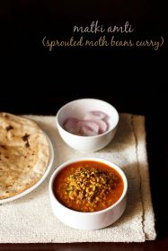 Matki Recipe | Matki Amti | Matki Sprouts Curry