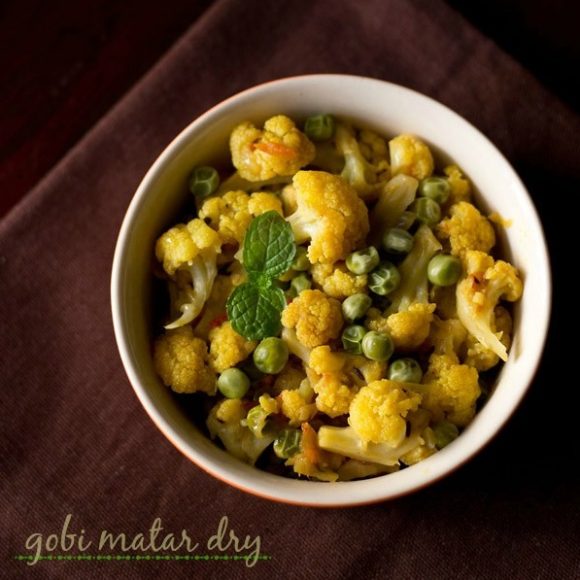 Gobi Matar Recipe (Cauliflower With Peas) - Dassana’s Veg Recipes