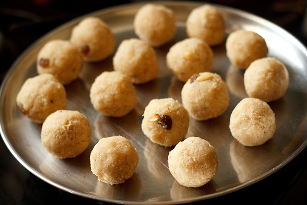rava laddu recipe, how to make rava laddu recipe | easy rava ladoo recipe