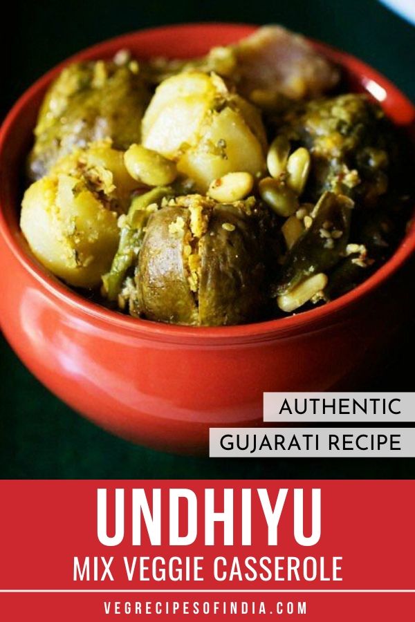 Undhiyu Recipe | Surti Undhiyu - Dassana’s Veg Recipes