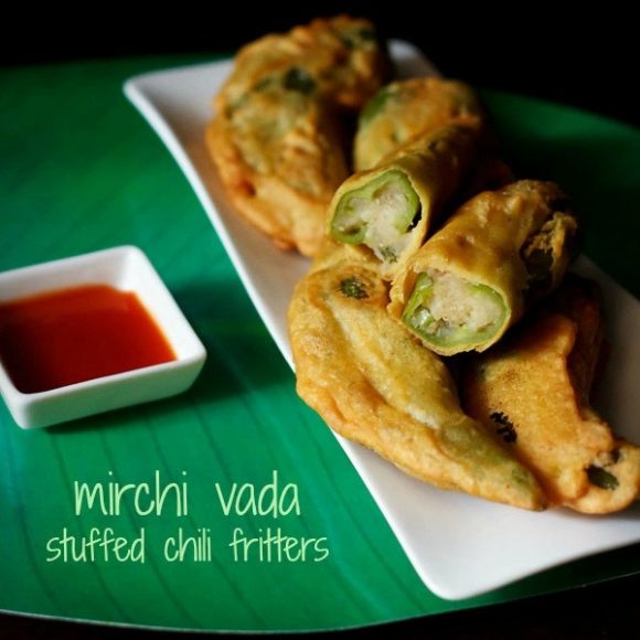 Mirchi Vada Recipe | Mirchi Bada - Dassana’s Veg Recipes