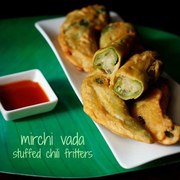 Mirchi Vada Recipe | Mirchi Bada - Dassana’s Veg Recipes