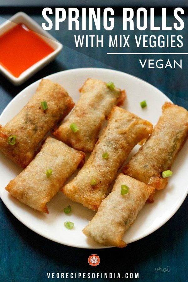 Spring Rolls | Chinese Vegetable Spring Rolls