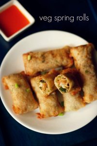 Spring Rolls | Crispy Veg Spring Roll - Dassana’s Veg Recipes