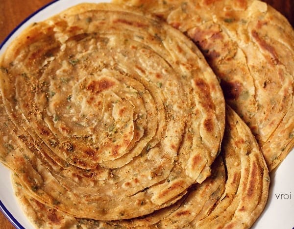 Pudina Paratha Recipe (Mint Flatbreads) - Dassana’s Veg Recipes