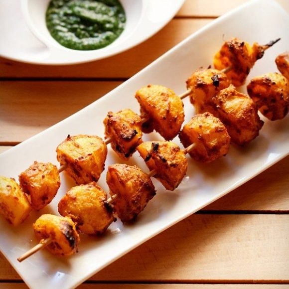 Tandoori Aloo | Aloo Tikka - Dassana’s Veg Recipes
