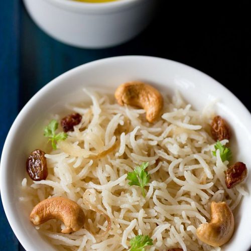 ghee rice recipe, how to make ghee rice recipe | one pot recipe of ghee ...