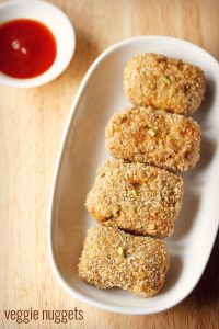 Veggie Nuggets Recipe - Dassana’s Veg Recipes
