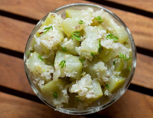 Dudhi Bhopla Bhaji | Dudhi Bhaji - Dassana’s Veg Recipes