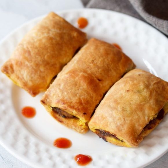 Mushroom Puff Recipe (Indian Style)