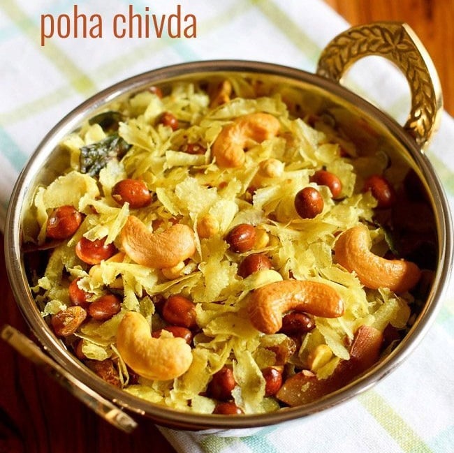 Chivda Recipe | Poha Chivda | Namkeen Recipe (2 Ways)
