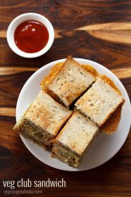 Club Sandwich | Veg Club Sandwich » Dassana's Veg Recipes