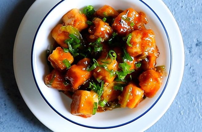 Chilli Paneer - 2 Ways (Restaurant Style & Street Style Chilli Paneer Dry)