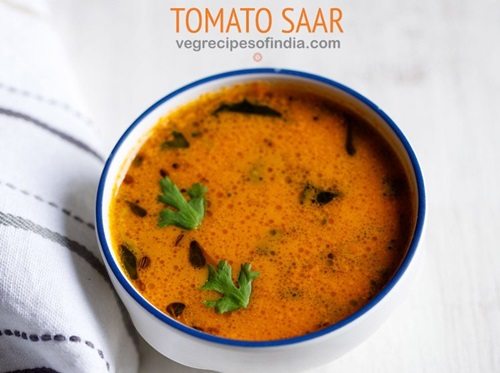 tomato saar recipe, how to make tomato saar recipe | tomato curry recipe