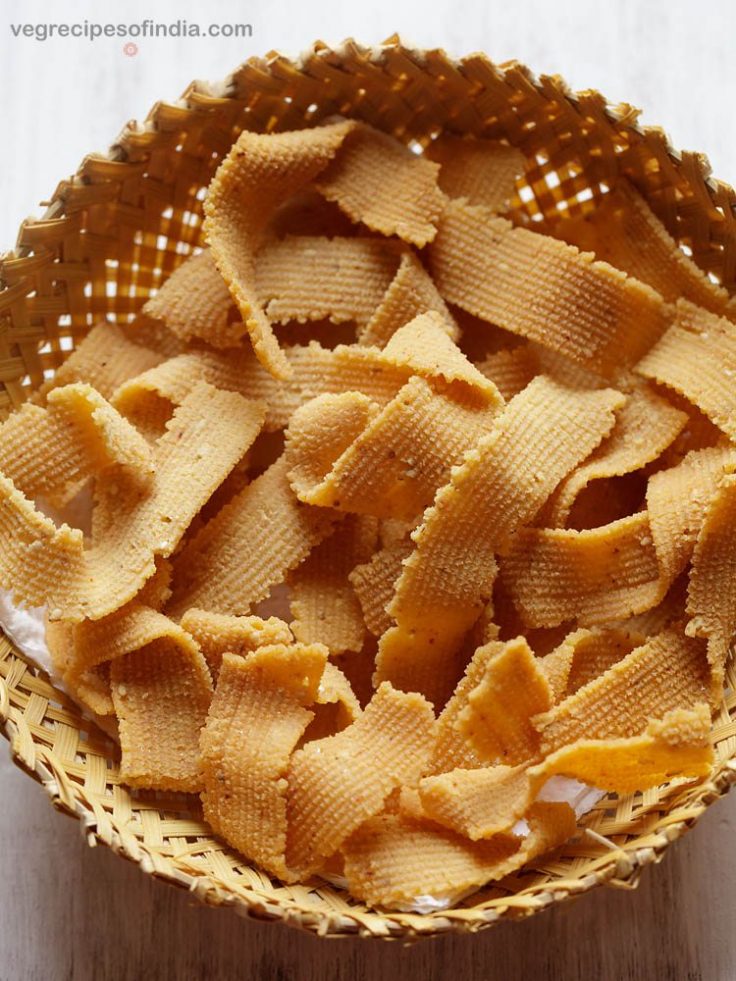 Ribbon Pakoda | Ribbon Murukku (Ola Pakoda)