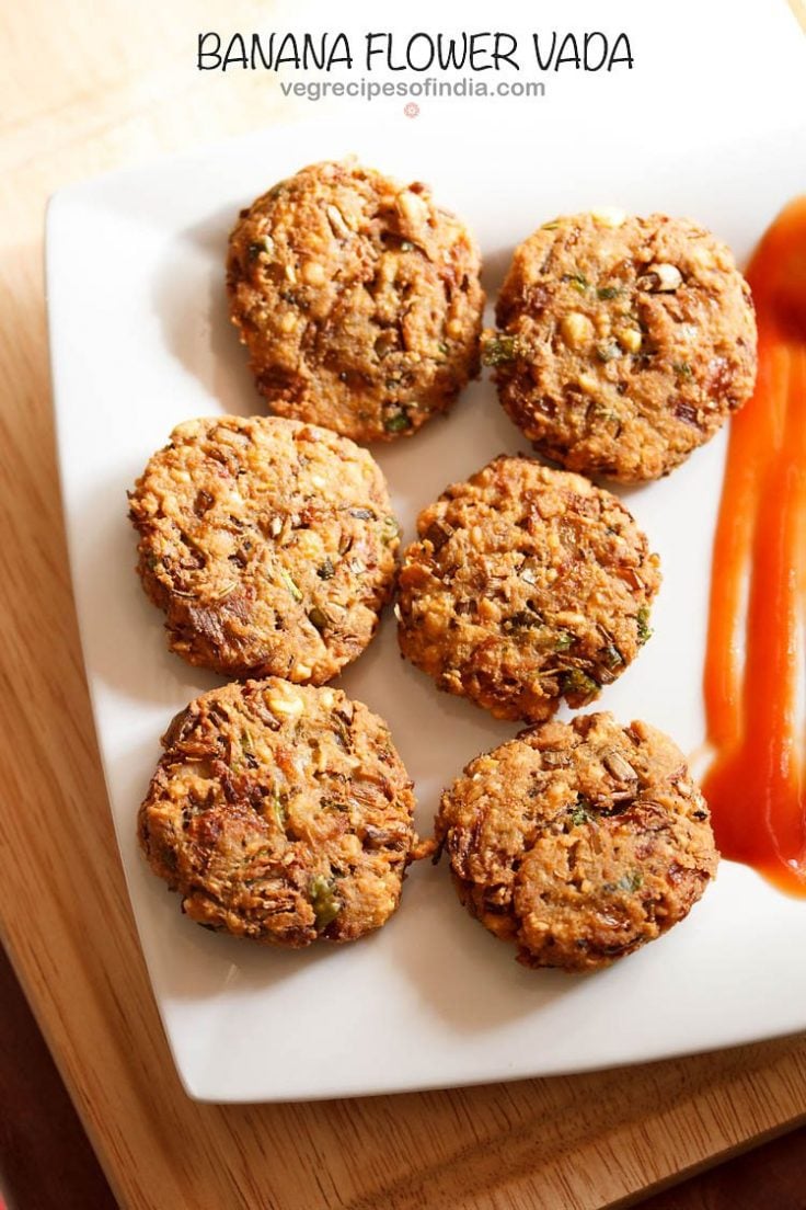 Vazhaipoo Vadai | Banana Flower Recipe - Dassana’s Veg Recipes