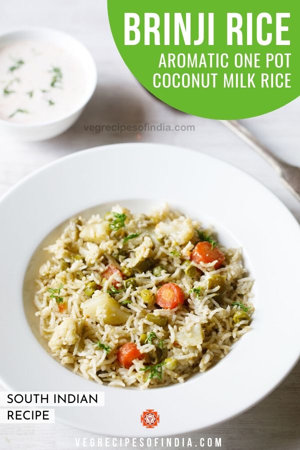 Brinji Rice | One Pot Vegetable Brinji Rice