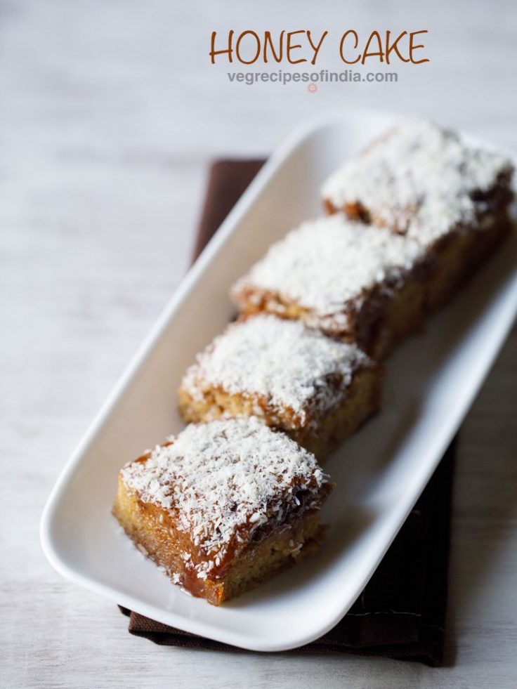 Honey Cake (Bakery Style) - Dassana’s Veg Recipes