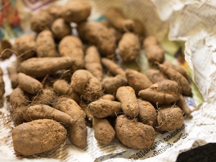 koorka curry recipe | kerala style kurka curry recipe | koorka masala ...