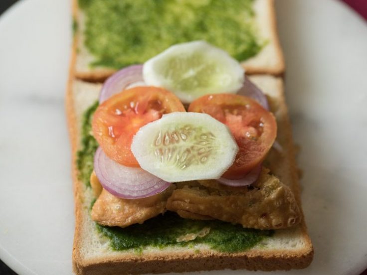 Samosa Sandwich - Dassana’s Veg Recipes