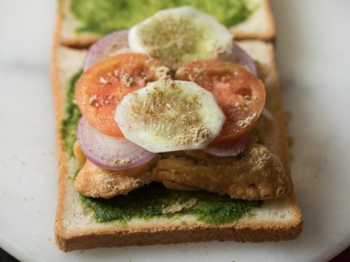 Samosa Sandwich - Dassana’s Veg Recipes