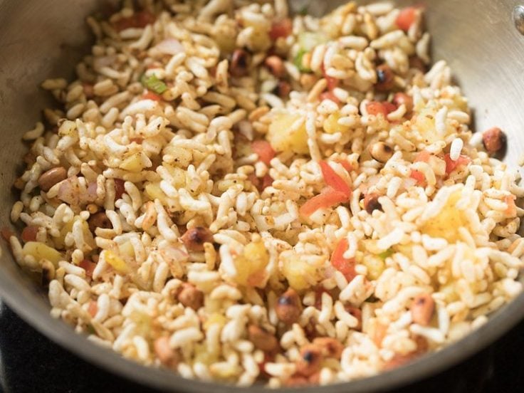 Jhal Muri Recipe | Kolkata Model Jhalmuri Snack - Chaukasmaal.com