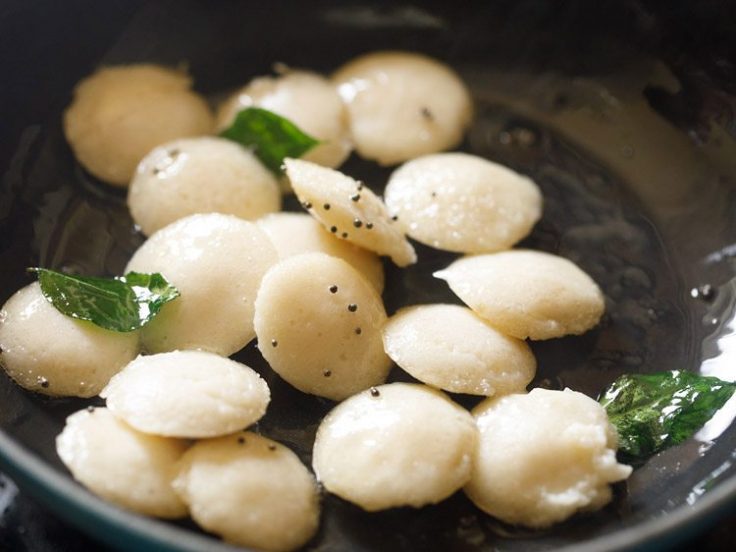 Podi Idli Recipe (With Mini Idli or Small Idli) - Dassana’s Veg Recipes