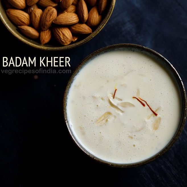 Badam Kheer Recipe | Badam Payasam - Dassana’s Veg Recipes