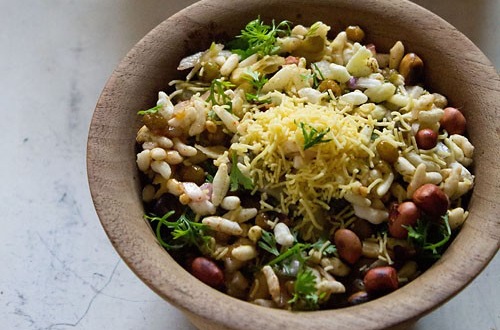 bhel puri recipe, how to make bhel puri recipe | snacks recipes