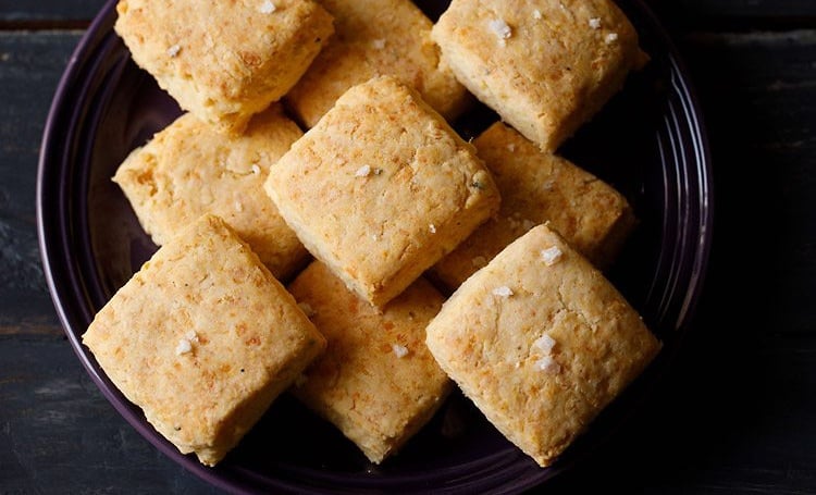 Cheese Biscuits Recipe (Cheddar Biscuits) - Dassana’s Veg Recipes