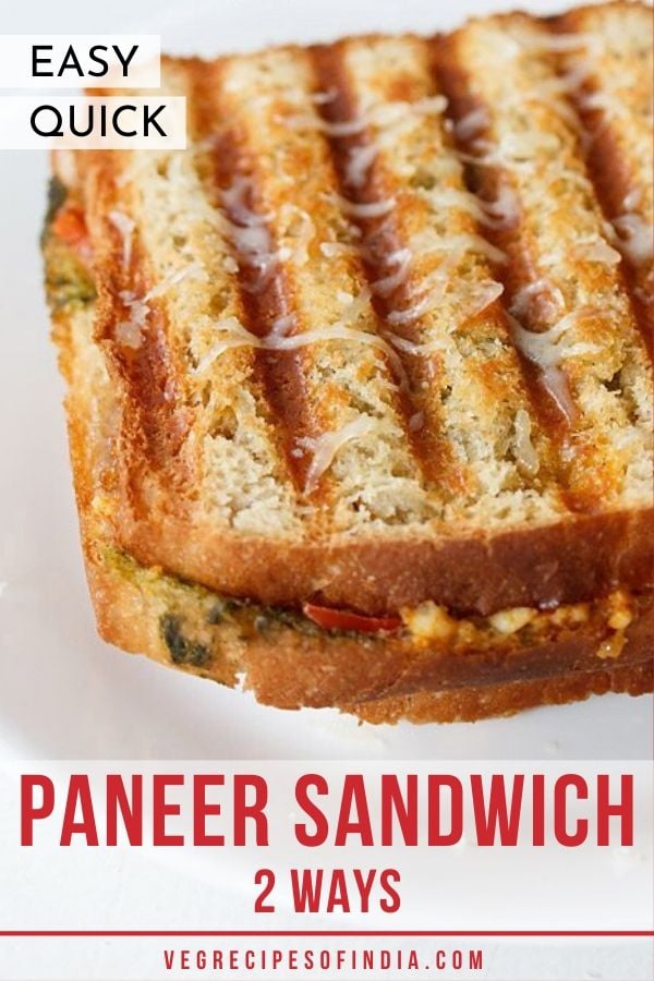 Paneer Sandwich Recipe - Dassana’s Veg Recipes