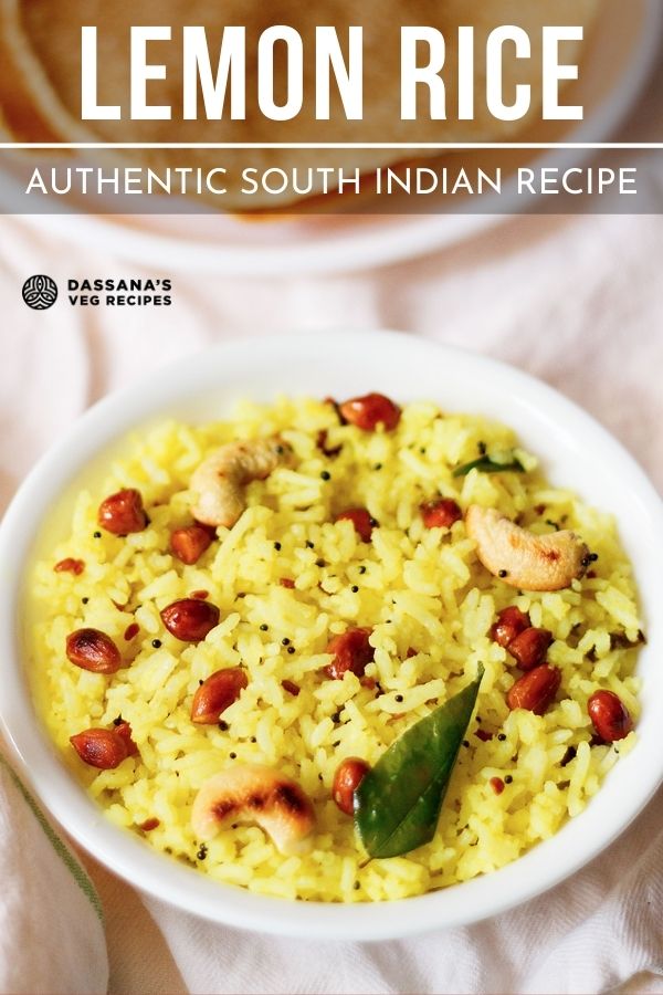 Lemon Rice Recipe - Dassana’s Veg Recipes