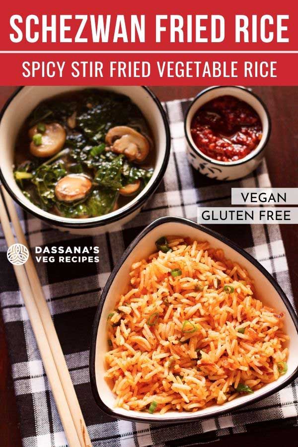 Schezwan Fried Rice Recipe (Indo Chinese language Type) - Taste of Kuchaman