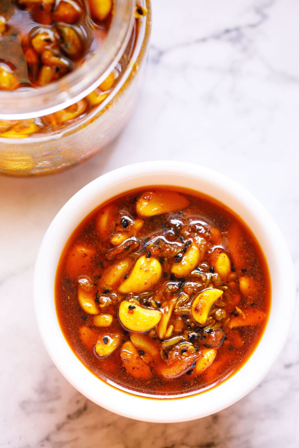 Garlic Pickle Recipe (Lahsun ka Achar) - Dassana’s Veg Recipes