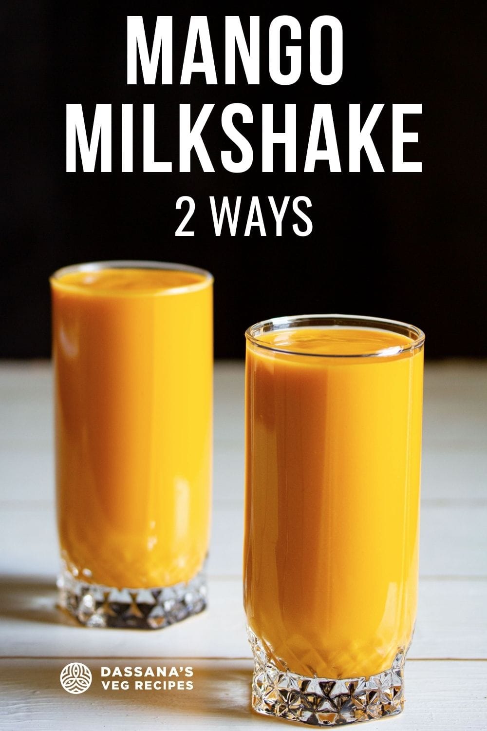 Mango Milkshake Recipe - Dassana’s Veg Recipes