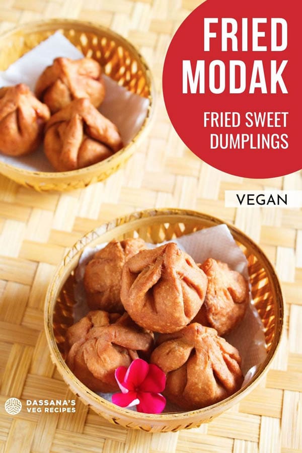Fried Modak Recipe - Dassana’s Veg Recipes