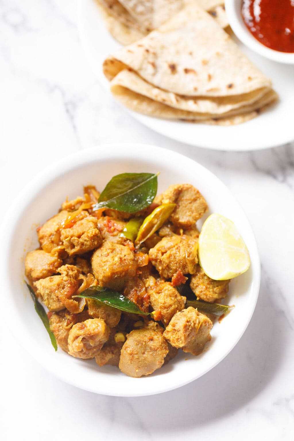 Soya Chunks Fry (Kerala Style Meal Maker Fry) - Dassana’s Veg Recipes