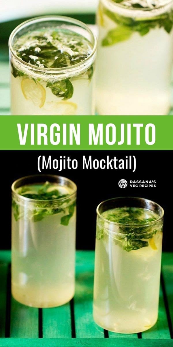 Virgin Mojito Recipe | Refreshing Mojito Mocktail - Dassana’s Veg Recipes