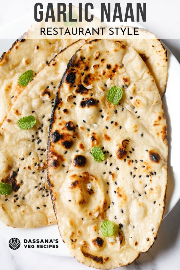 Garlic Naan Recipe | Restaurant Model Garlic Naan Bread - Doctor Woao