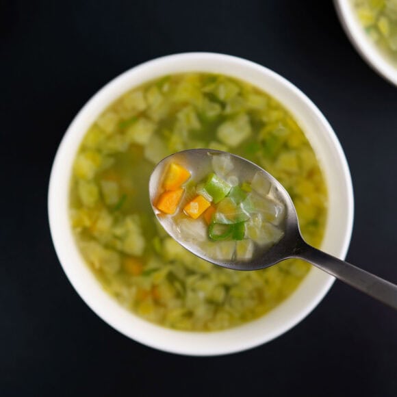 Clear Soup Recipe (Clear Veg Soup) - Dassana’s Veg Recipes